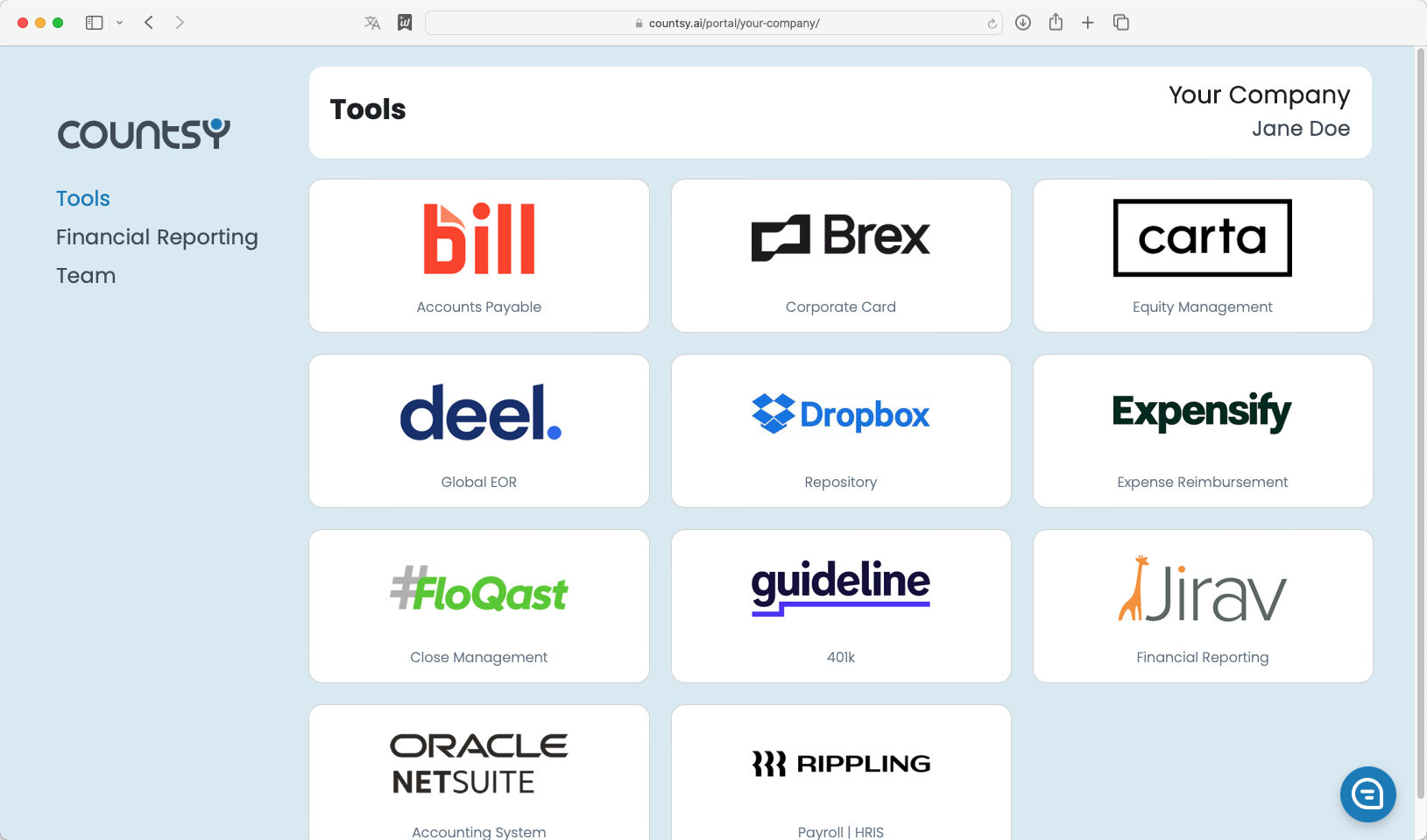 Platform — Countsy