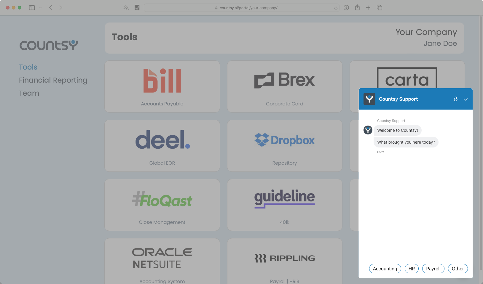 Platform — Countsy