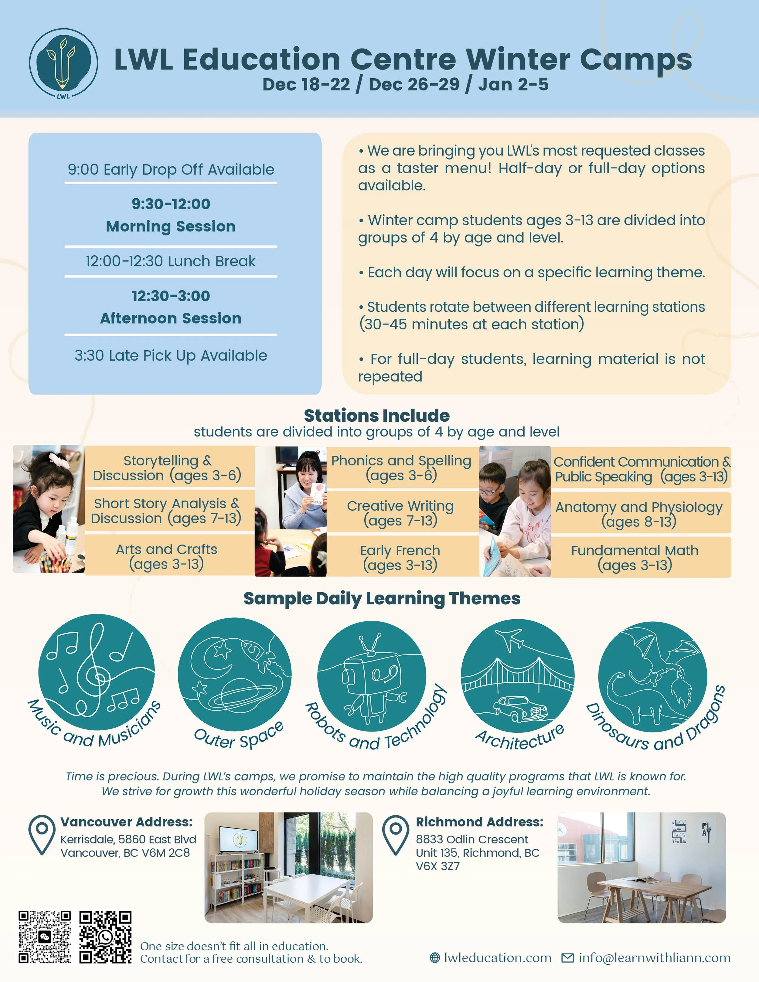 Vancouver Winter Camps | LWL Education — LWL Education