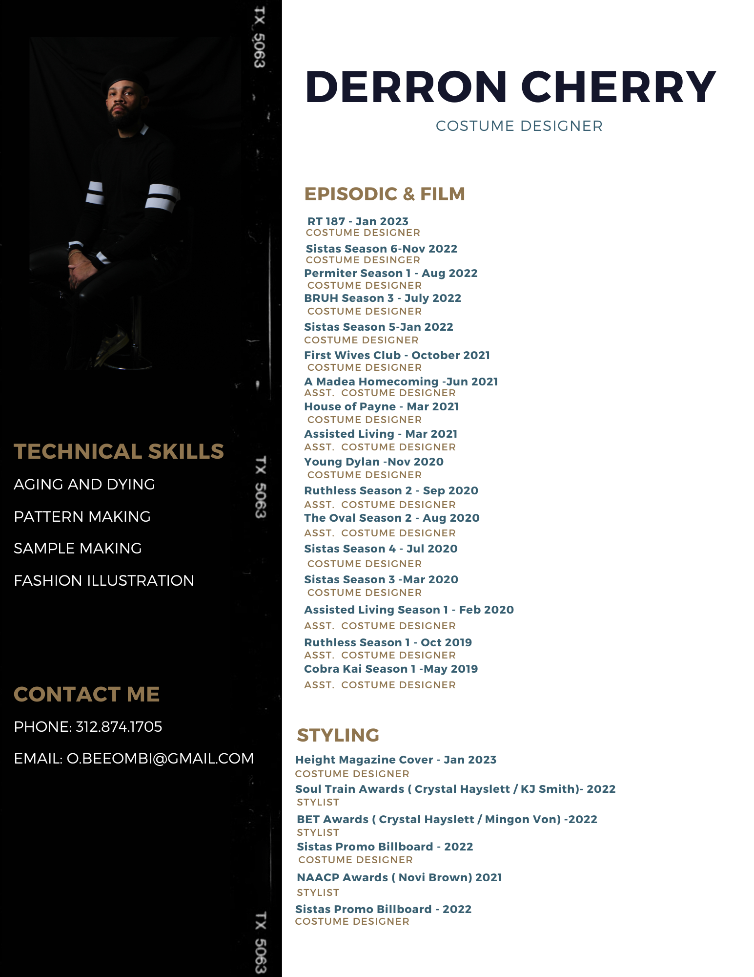 Resume — Derron Cherry