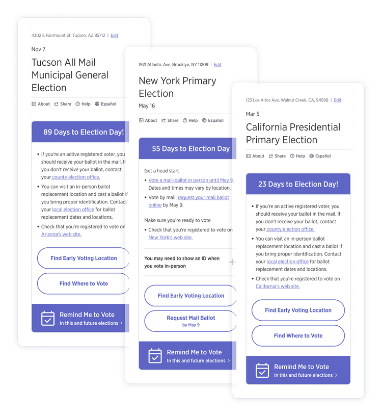 Election Guides — TurboVote Partnerships