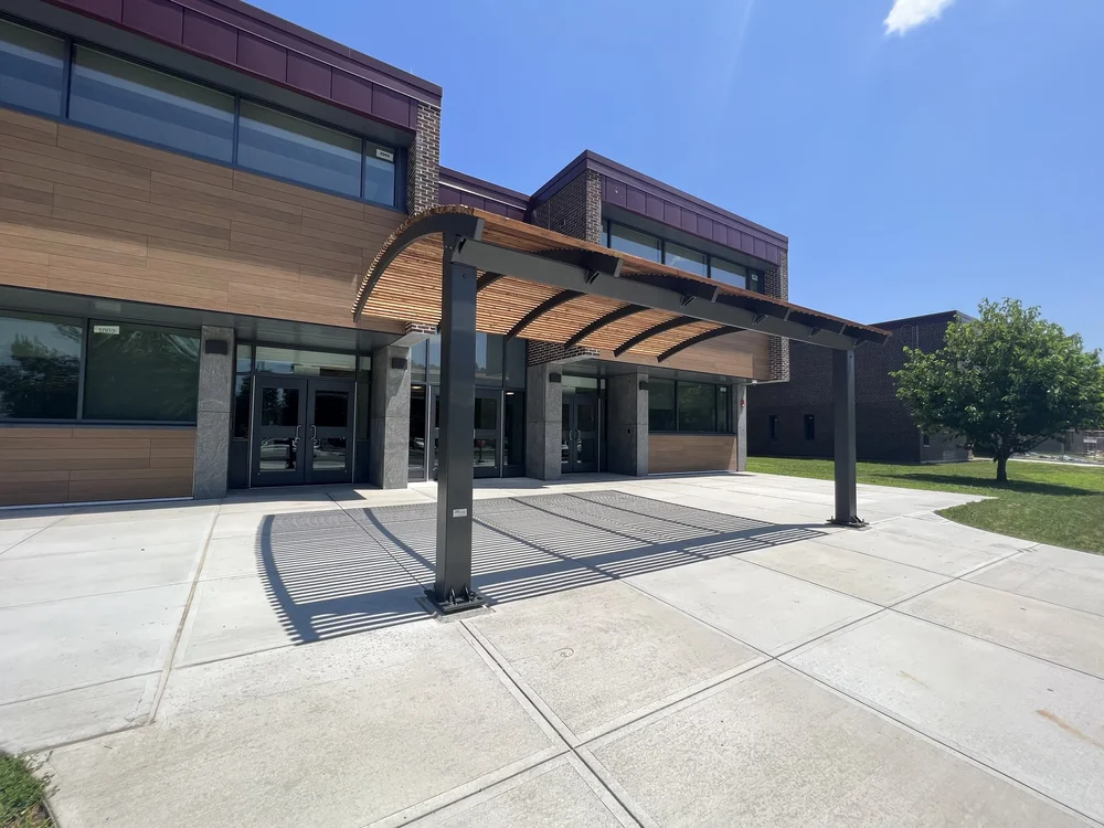 Radius Cantilever Pergolas — Steel Shade Pergolas