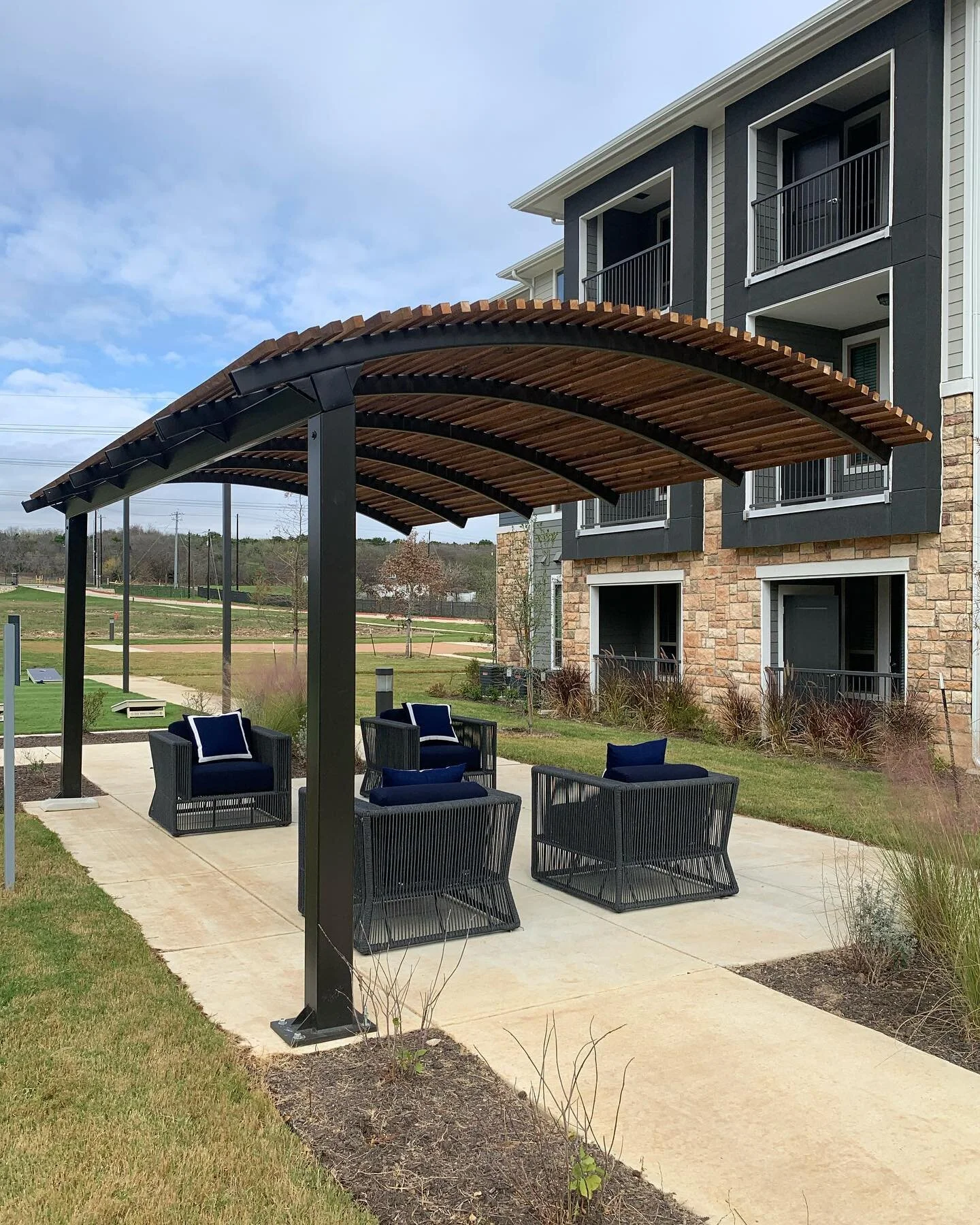 Steel Shade Pergolas