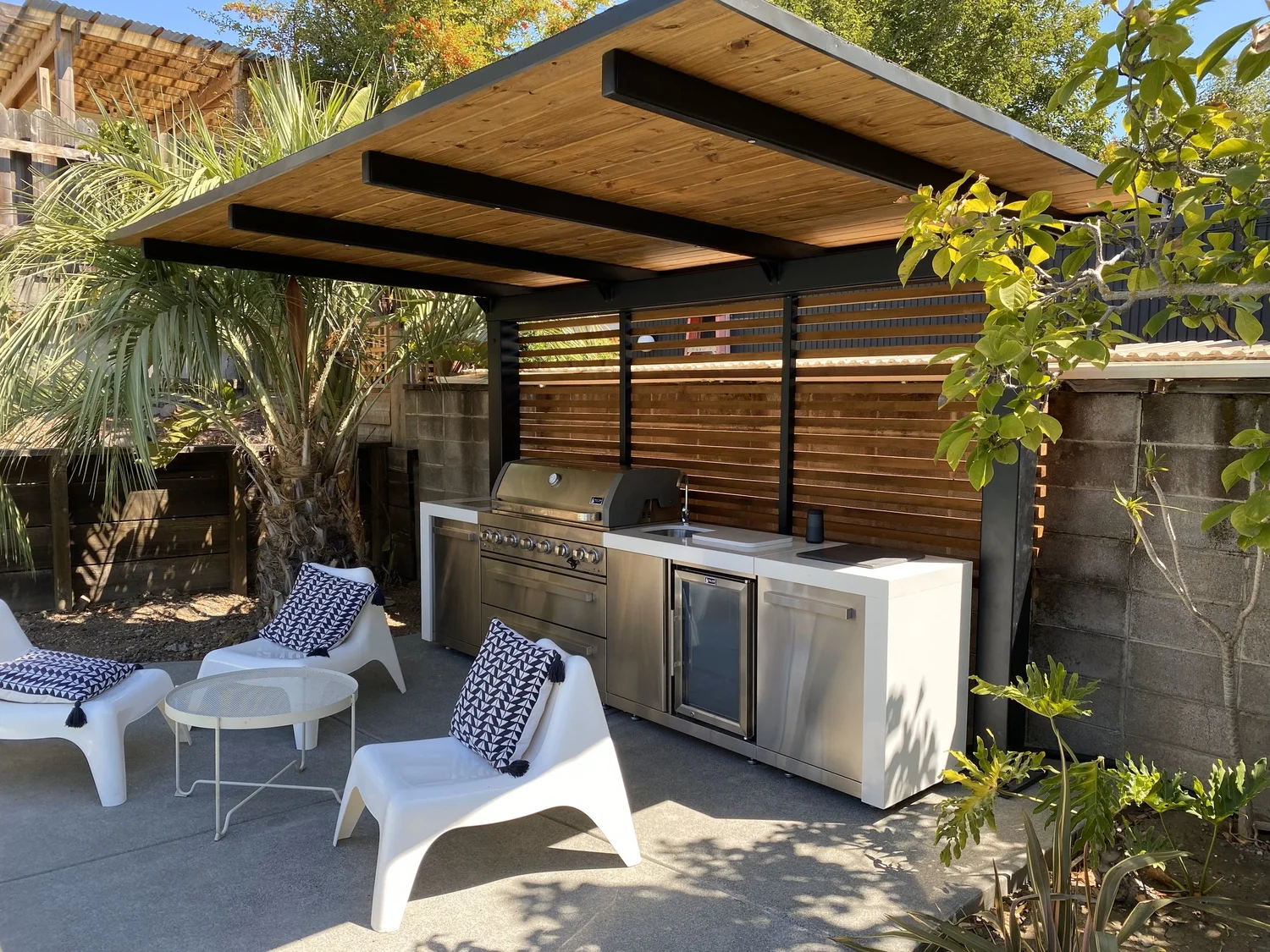 Steel Shade Pergolas