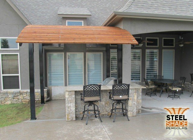 Radius Cantilever Pergolas — Steel Shade Pergolas