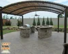 Traditional 4-Post Pergolas — Steel Shade Pergolas