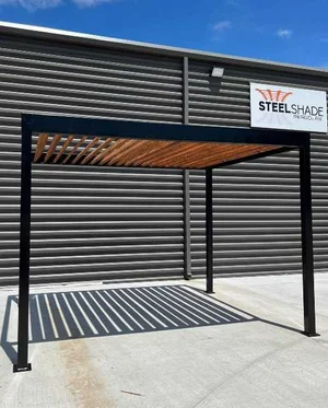 Traditional 4-Post Pergolas — Steel Shade Pergolas