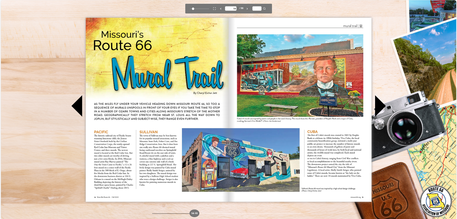 SHOW ME ROUTE 66 MAGAZINE — Missouri Route 66 Association