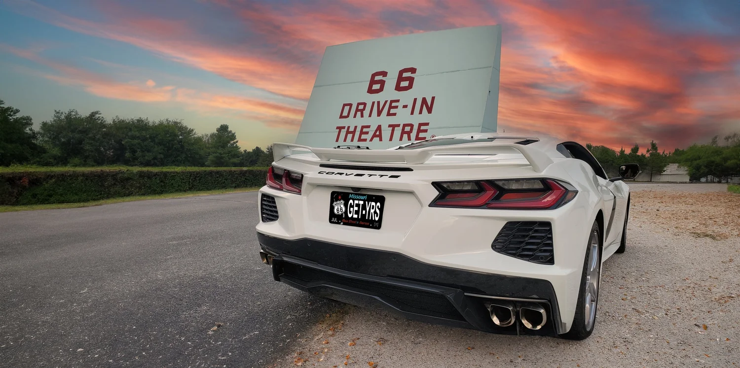 Missouri Custom Black License Plate — Missouri Route 66 Association