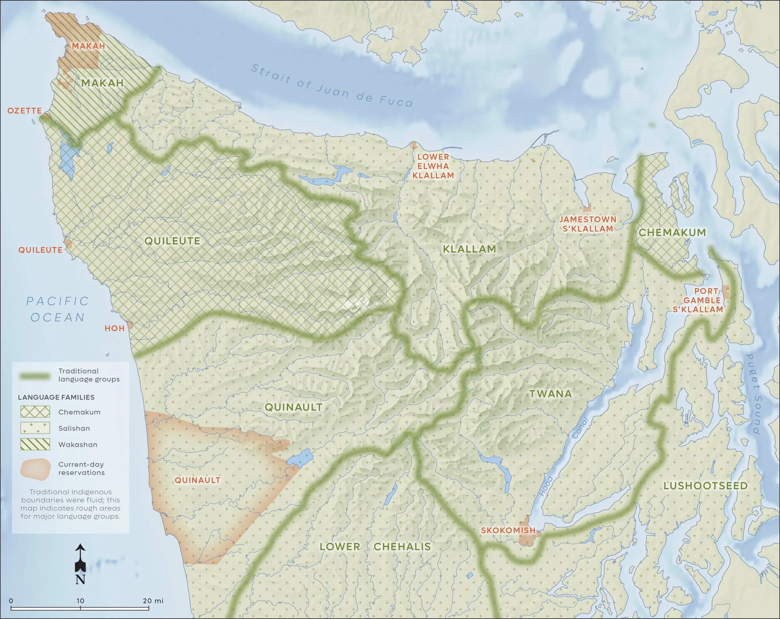 Salmon, Cedar, Rock, & Rain