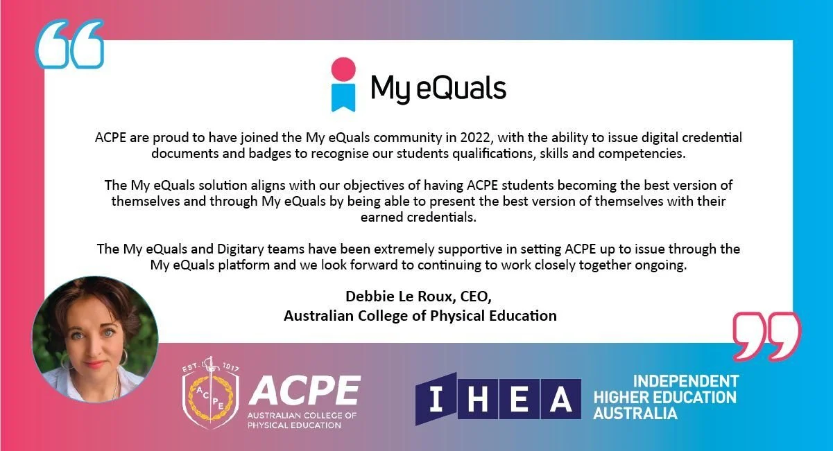 What IHEA members have to say about My eQuals — My eQuals Australia