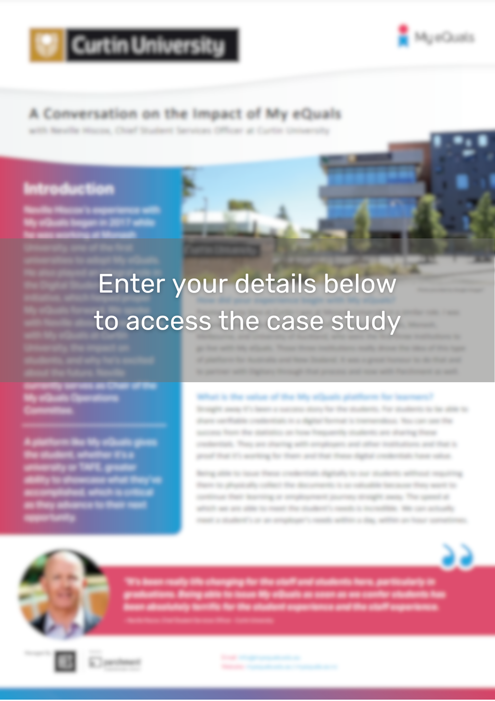 Curtin University - My eQuals Case Study — My eQuals Australia