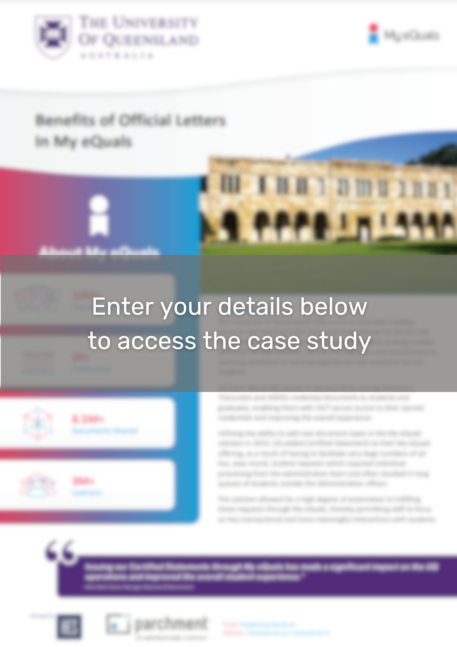 The benefits of issuing Official Letters through My eQuals — My eQuals Australia