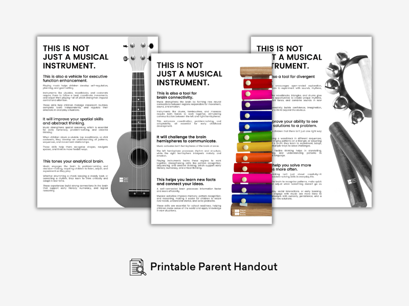 ‘This is not just a musical instrument’ (Early Childhood) - Printable ...