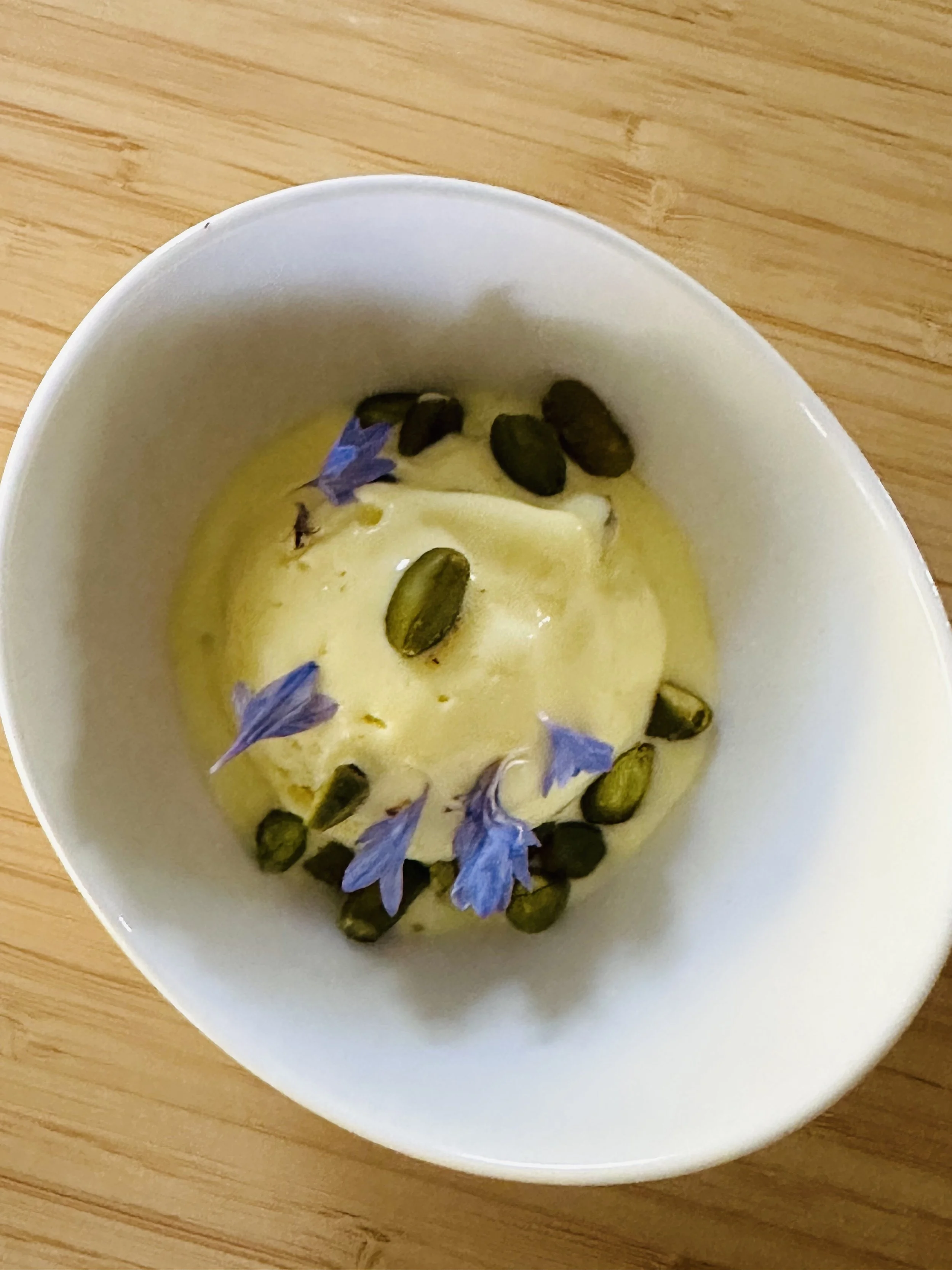 Rosewater Saffron Ice Cream — Briochette