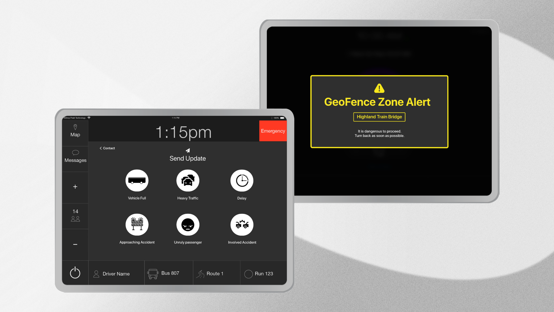 Mobile Data Terminal — Peak Transit