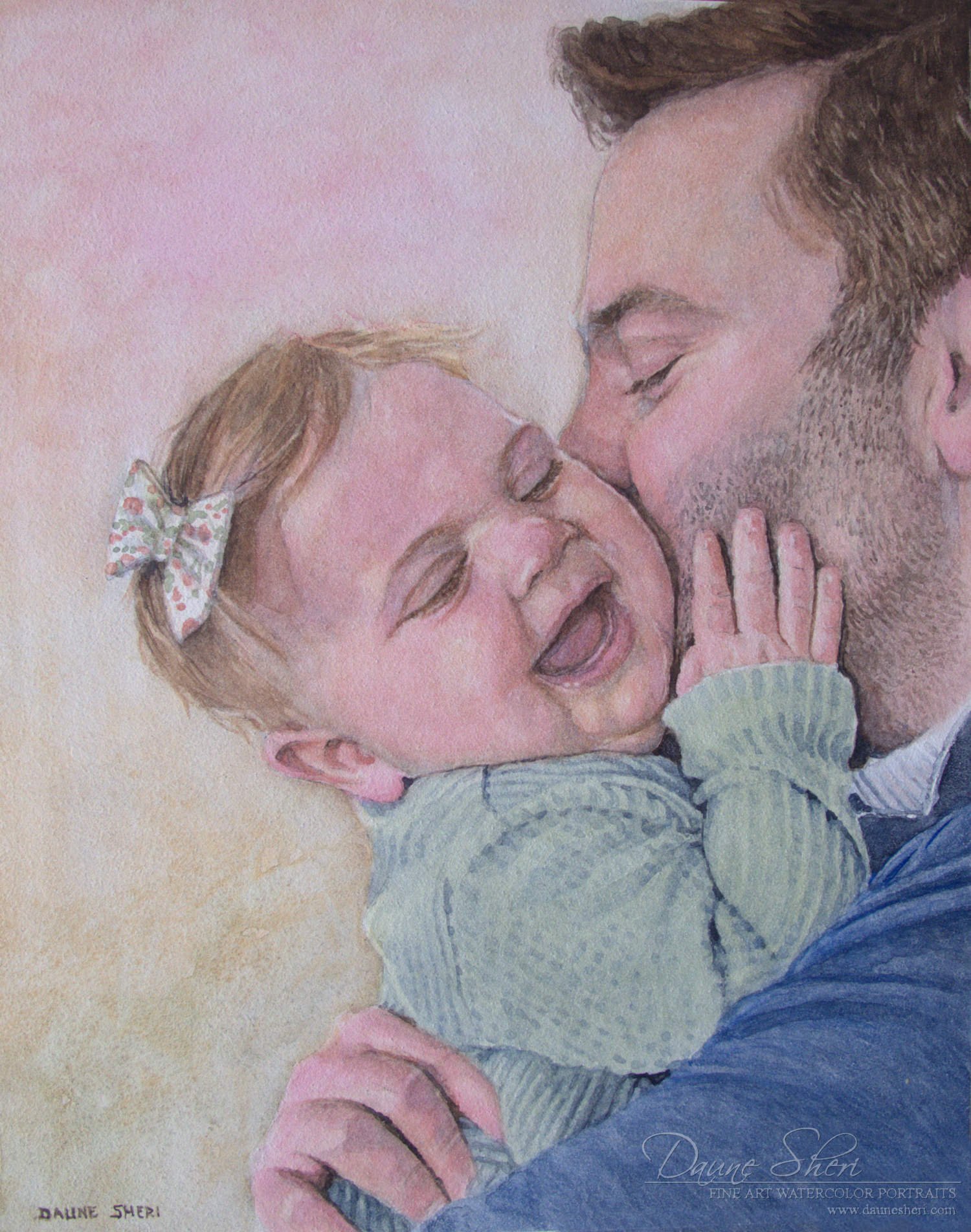 Portrait and Figurative Watercolor Paintings — Daune Sheri