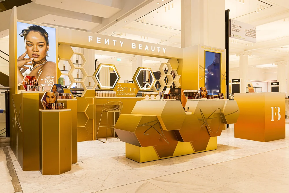 Producing custom-built furniture for the dazzling Fenty 'Golden Hour ...