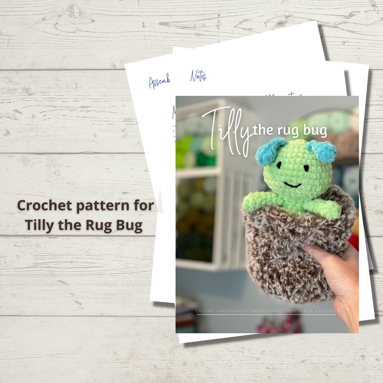 Rug Bug Huggie - Free Crochet Pattern — Loopsy Daisy Crafts + Designs