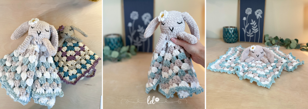 Bunny Huggie Pattern Overview — Loopsy Daisy Crafts + Designs