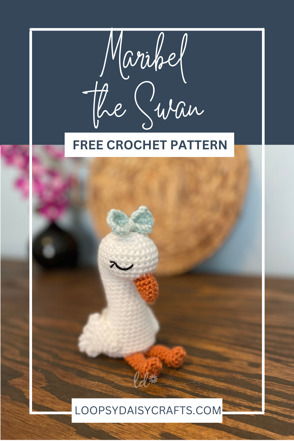 Maribel the Swan - Free Crochet Pattern — Loopsy Daisy Crafts + Designs
