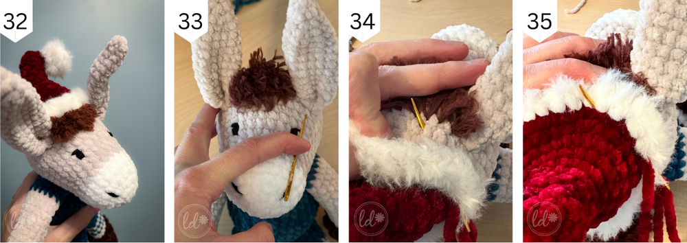 Bernard the Donkey a Free Crochet Pattern — Loopsy Daisy Crafts + Designs