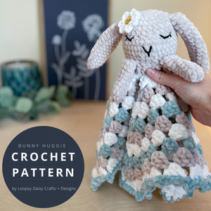 Bunny Huggie Pattern Overview — Loopsy Daisy Crafts + Designs