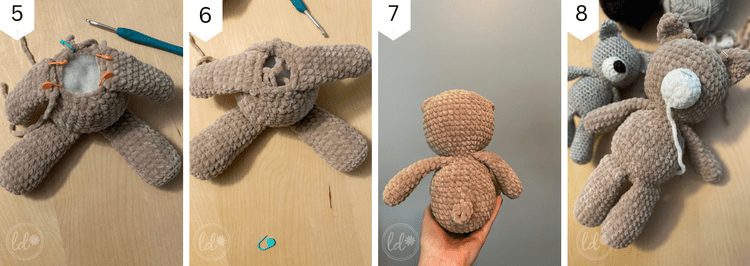 Elio Bear and Honey Cone - Free Crochet Pattern — Loopsy Daisy Crafts ...