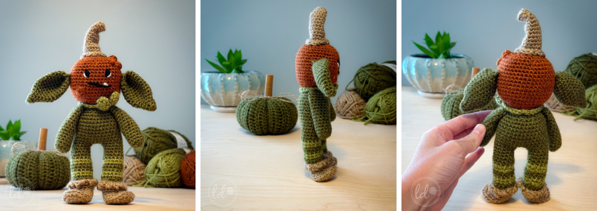 Jasper the Pumpkin Goblin — Loopsy Daisy Crafts + Designs