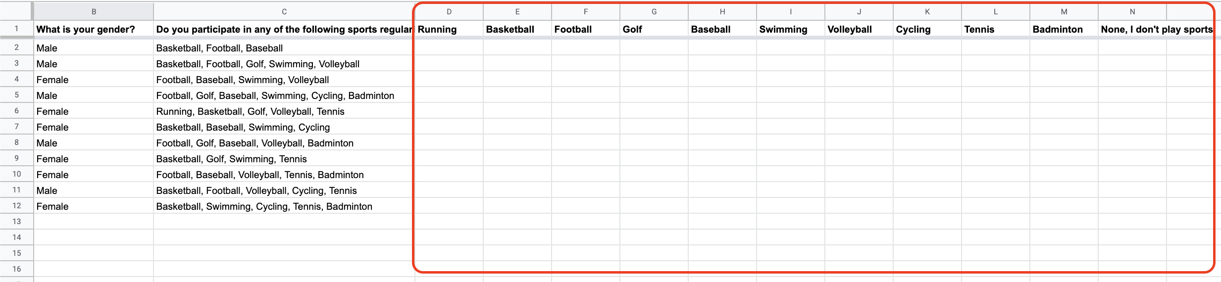 How to Crosstab Comma Delimited Multi-Select Questions in Excel ...