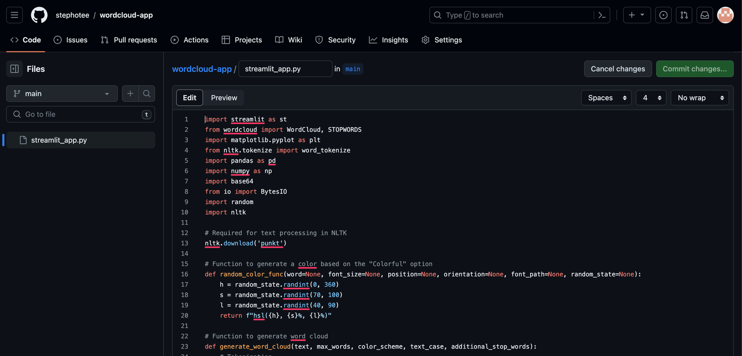 Learn how to build a word cloud app with ChatGPT — Analythical by Stephen Tracy