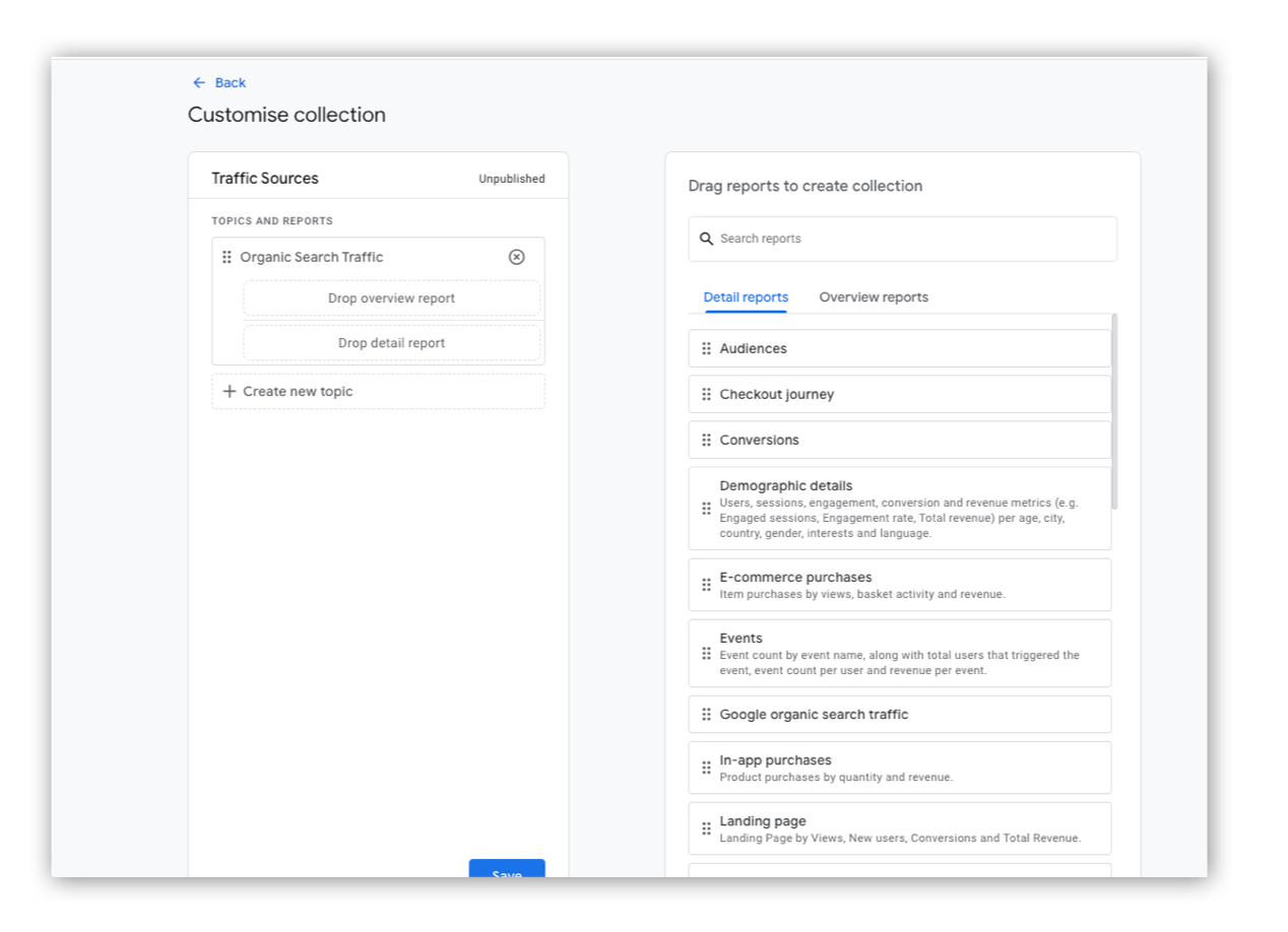 Learn how to easily customise reports in Google Analytics 4 ...