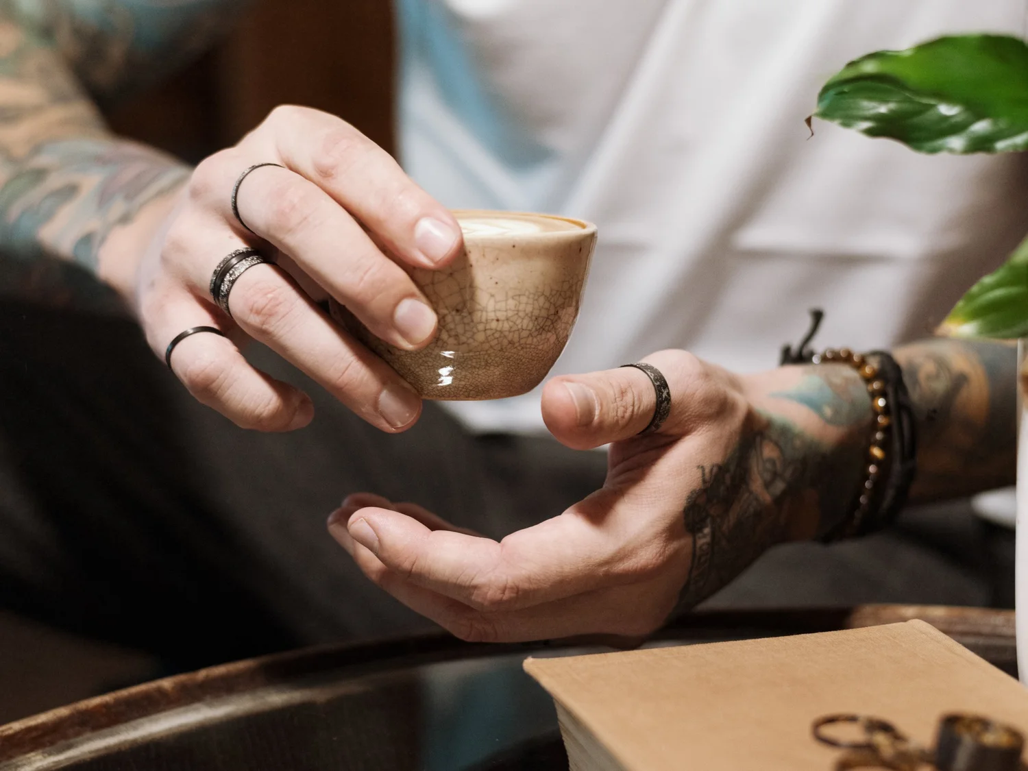 Medium II Carbon ring with 24k Gold — Singularity