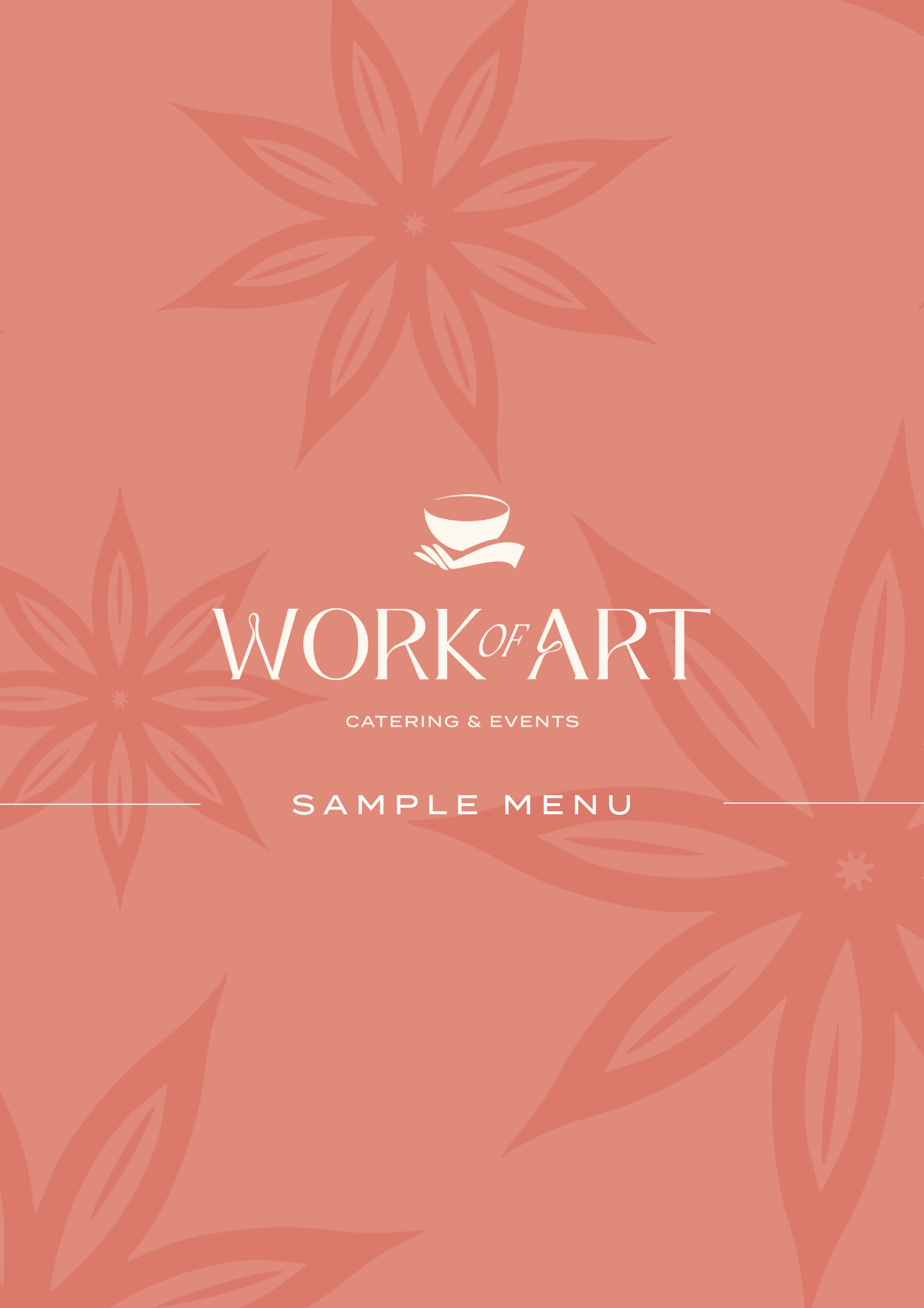 Menu — Work of Art Catering | Creative Culinary Experiences for ...