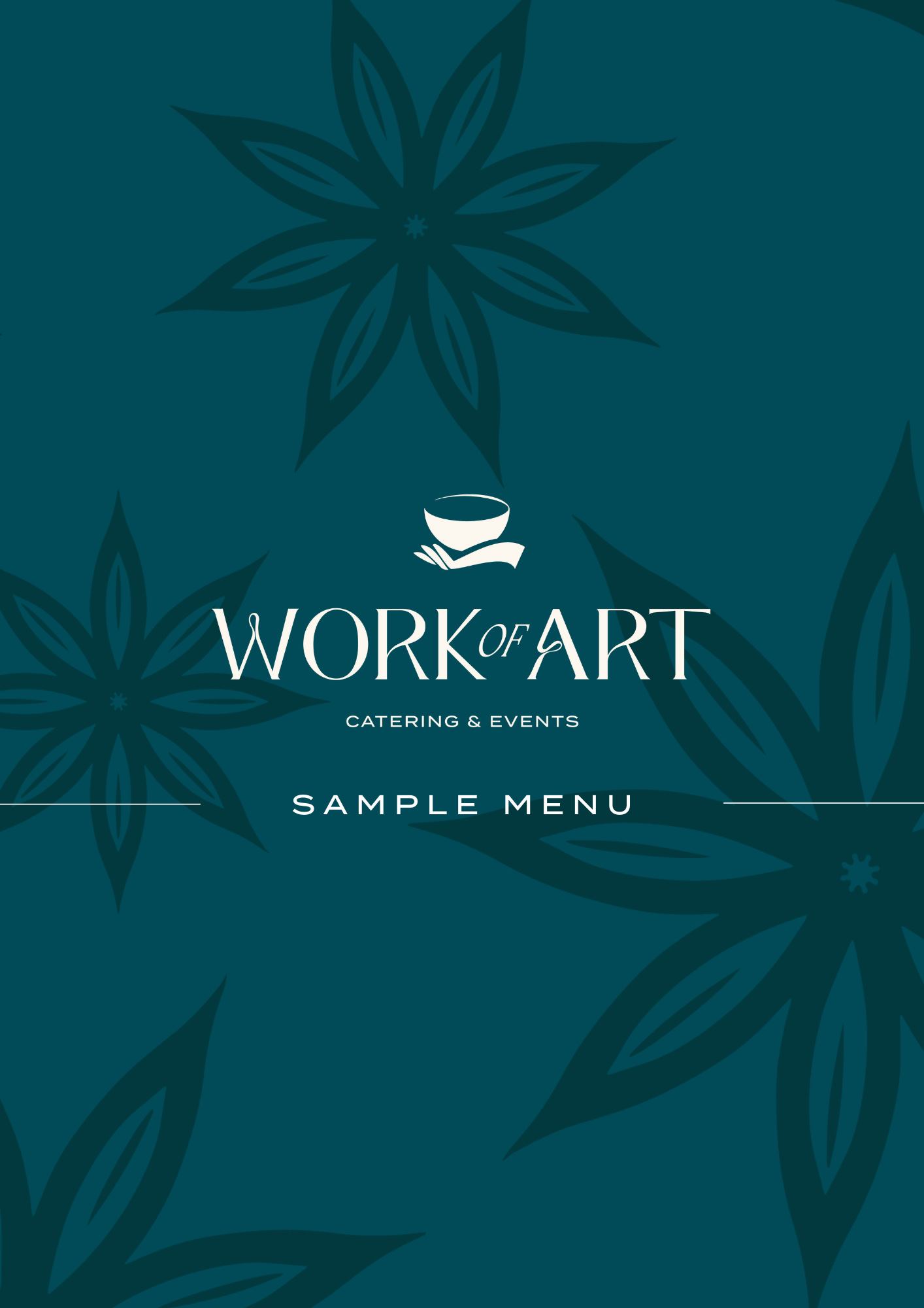 Menu — Work of Art Catering | Creative Culinary Experiences for ...
