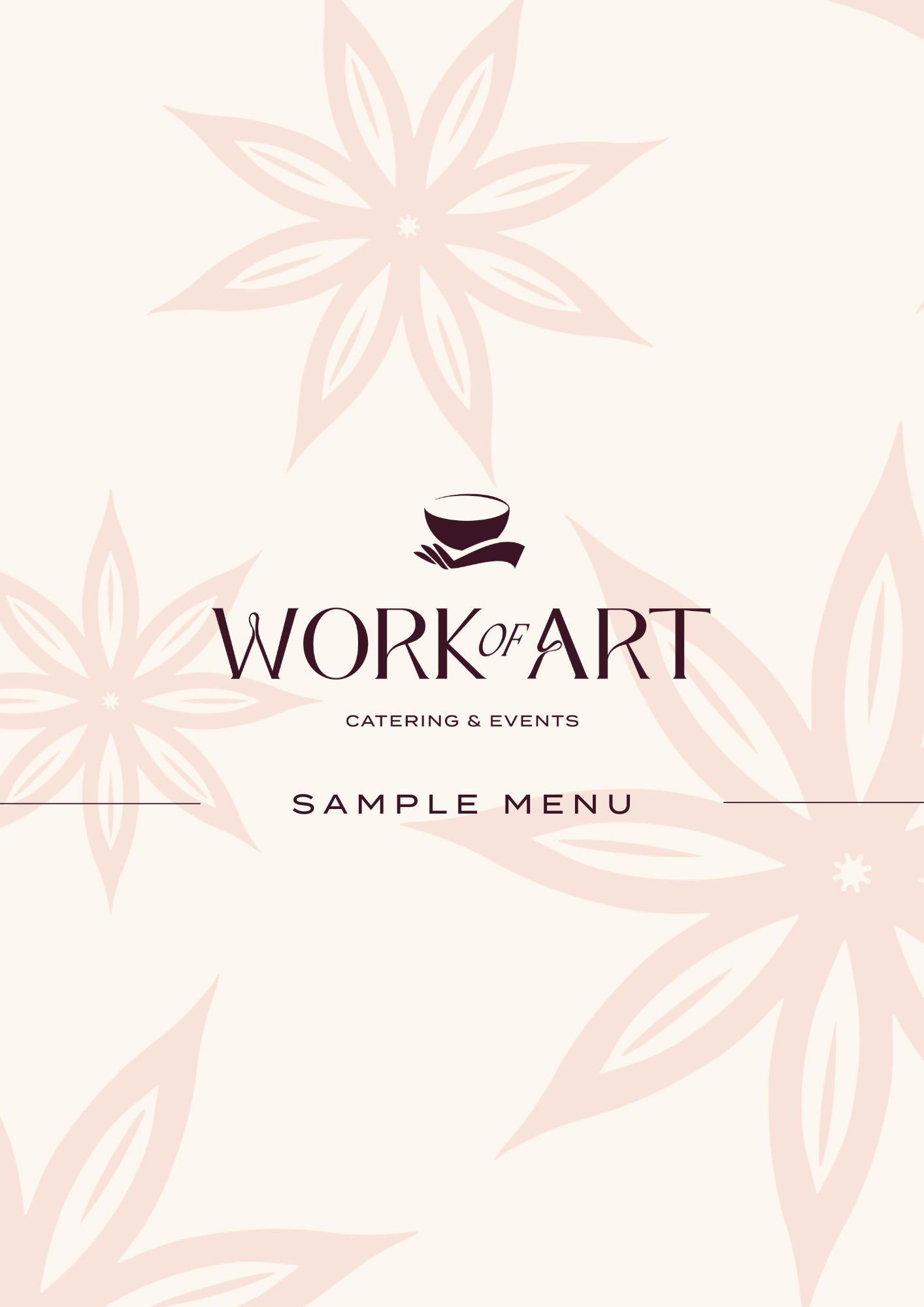 Menu — Work of Art Catering | Creative Culinary Experiences for ...