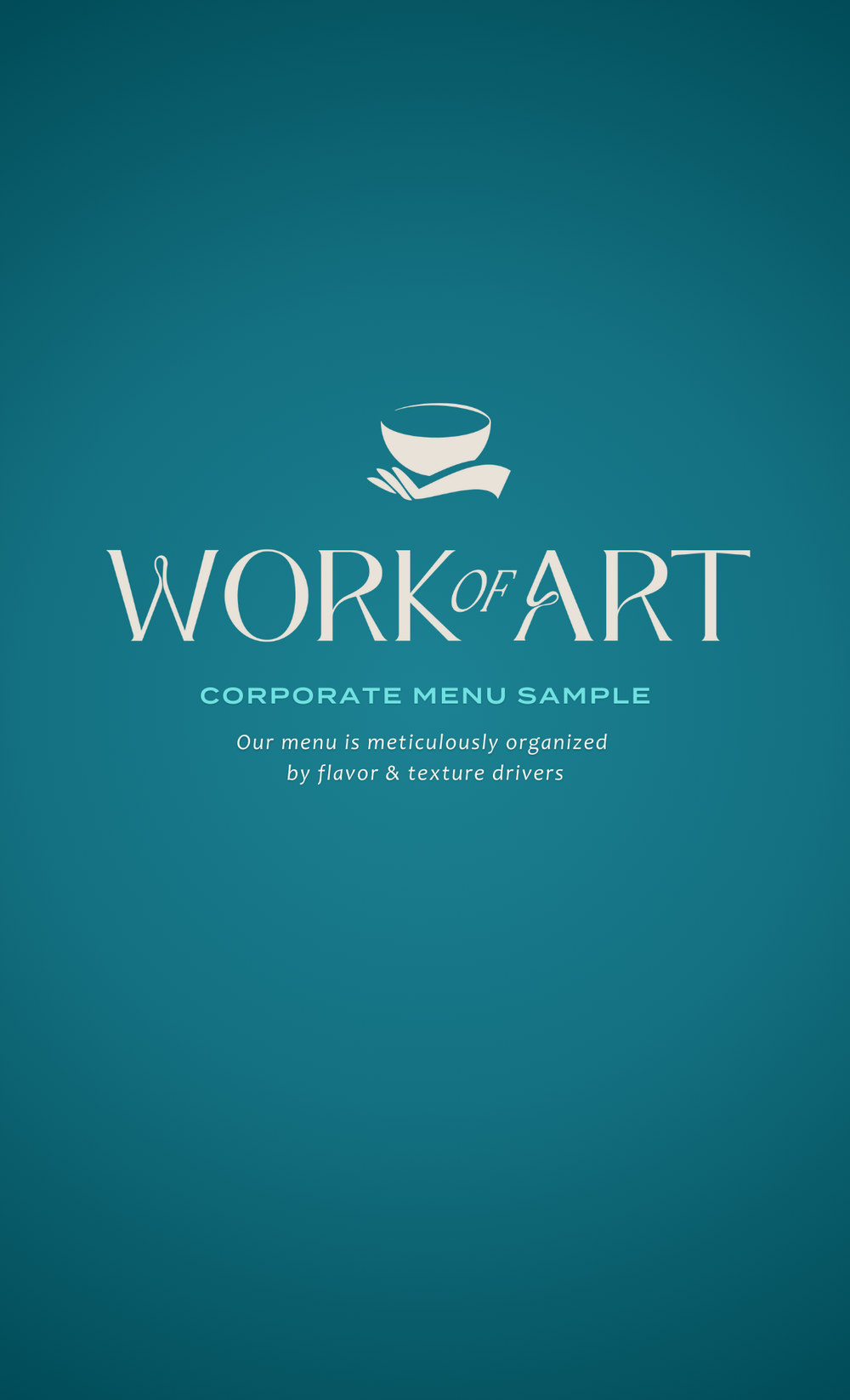 Menu — Work of Art Catering | Creative Culinary Experiences for ...