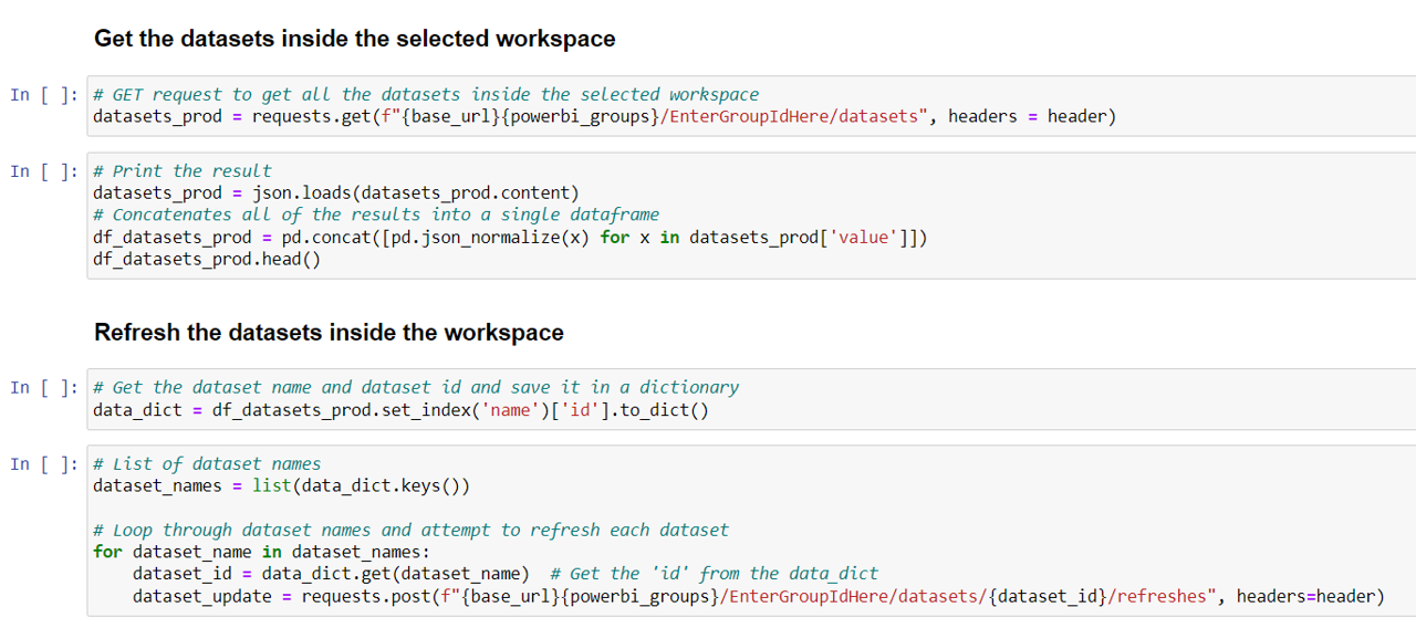 Leveraging Power BI REST APIs: Python automation for dataset refresh ...