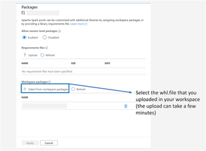 How to add a custom Python package in Azure Synapse Analytics — DATA ...