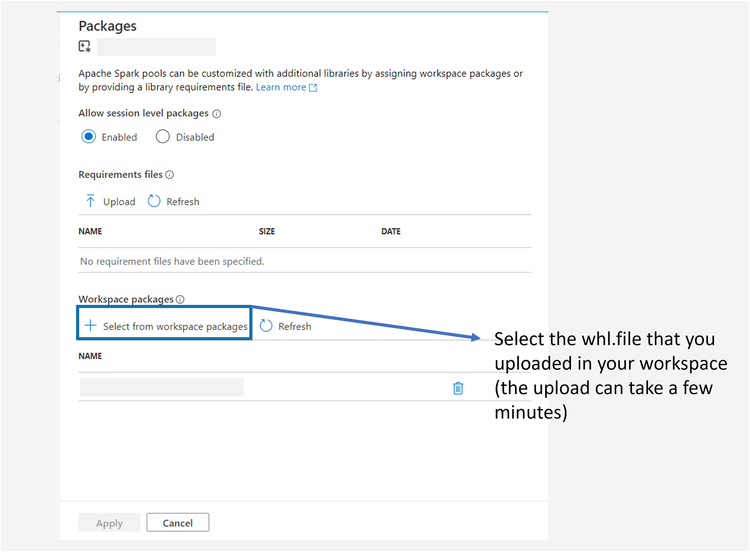 How to add a custom Python package in Azure Synapse Analytics — DATA ...