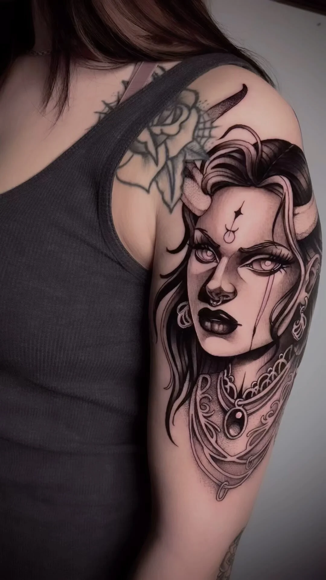 Kaysee Shuster Tattoos | Blackwork Illustrative Tattoos | Concord, NH
