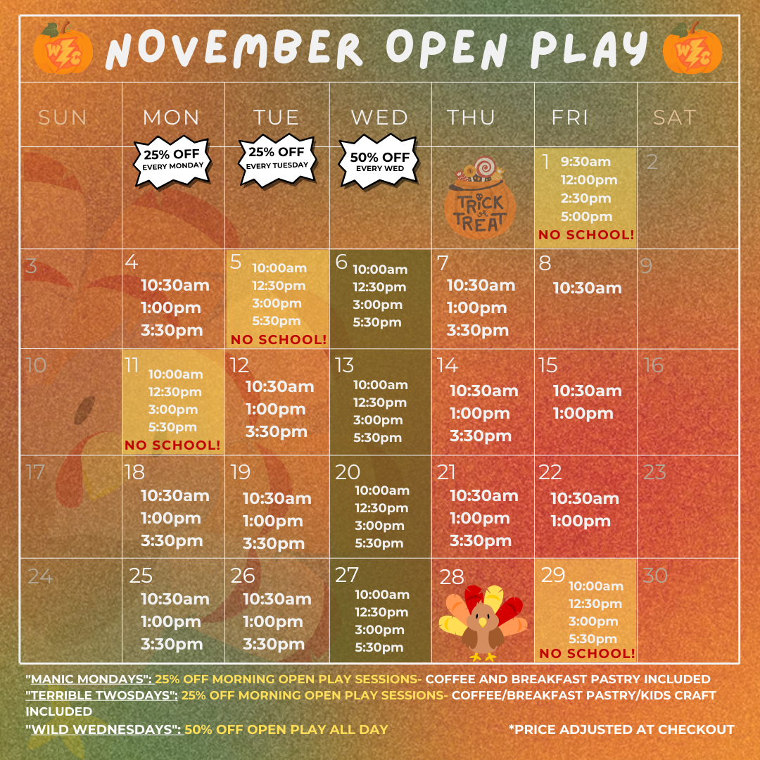 TICKETS — Wild Child Play Space