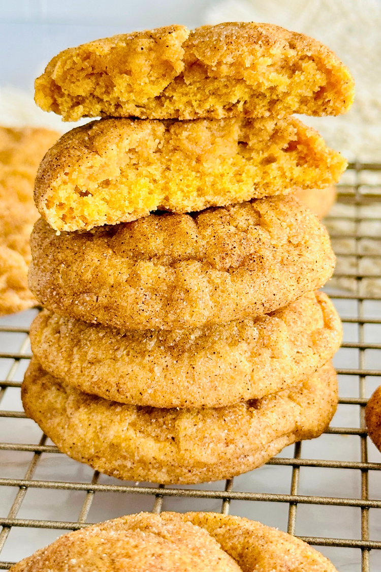 Pumpkin Snickerdoodle Cookies — CHYNA B'S SWEETS