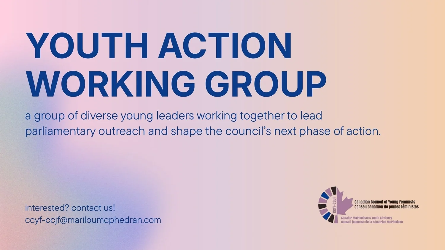 Youth Action — CCYF-CCJF
