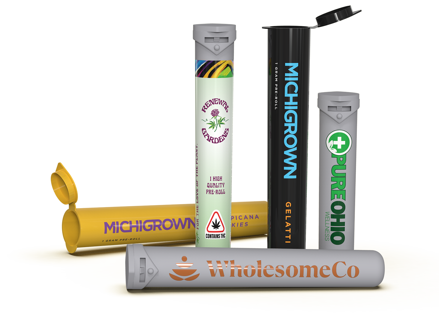 Custom Pre Roll Packaging & Joint Tubes — Tree Hugger Containers