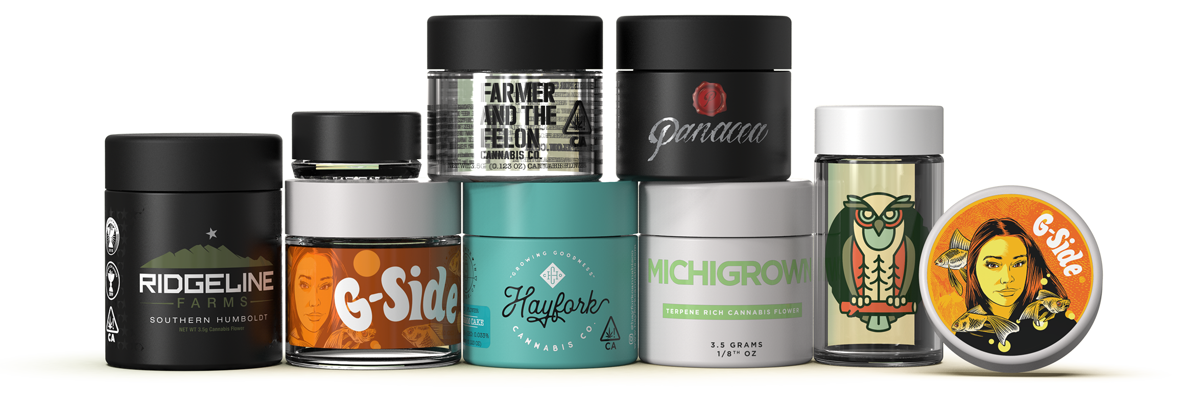 Custom Weed Jars & Lids — Tree Hugger Containers