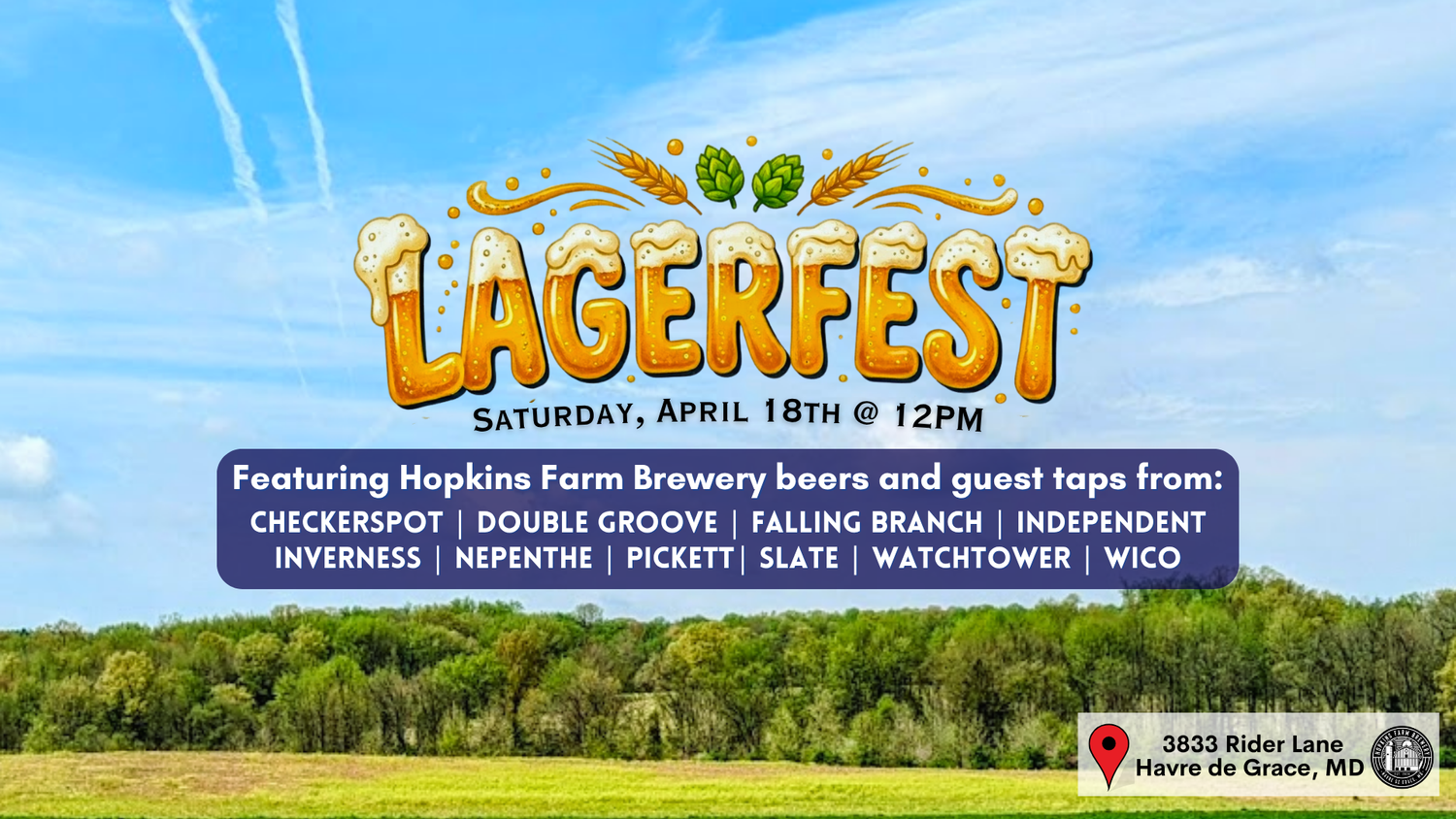 Upcoming Events — Hopkins Farm Brewery