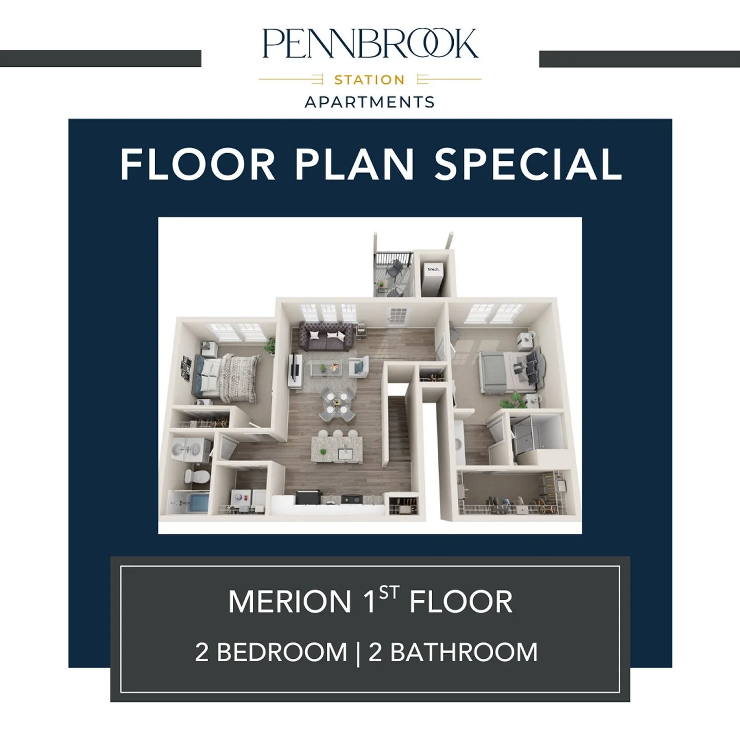Pennbrook Station Apartments | Newly Renovated Apartments in Lansdale, PA