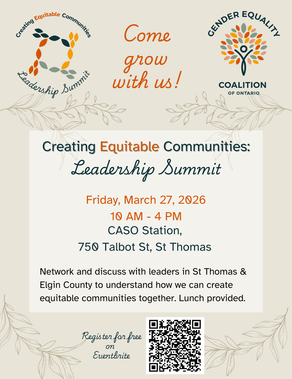 Events — The Gender Equality Coalition of Ontario