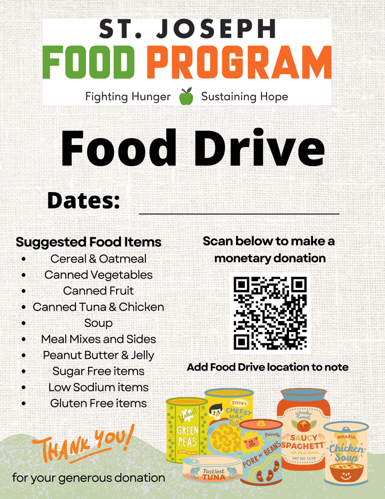Donate Food — St Joseph Food Program